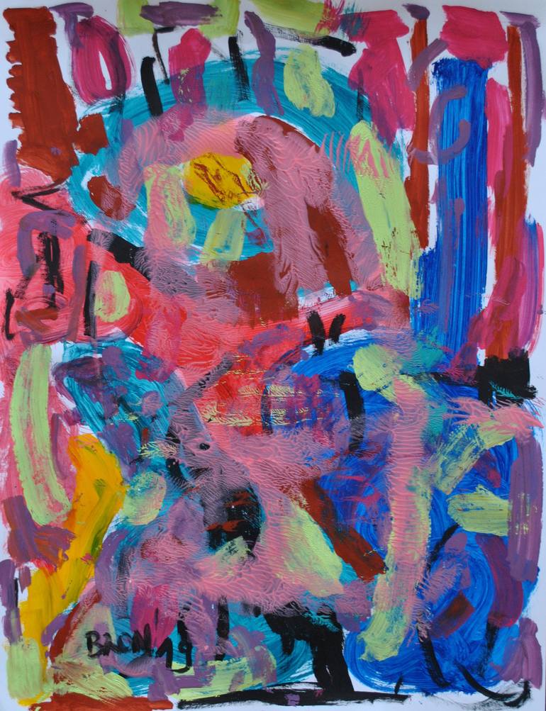 Topy Painting by Celine Bron | Saatchi Art