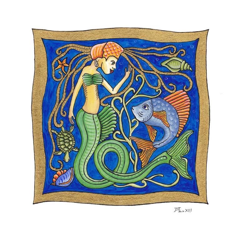 Lasiren Drawing by Astrid Lang | Saatchi Art