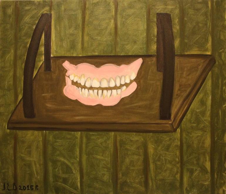 Jaw shelf Painting by Olena Lukianova | Saatchi Art