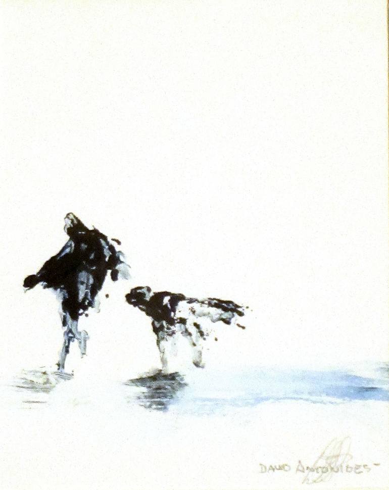 Cap and Alli Painting by David Antonides | Saatchi Art