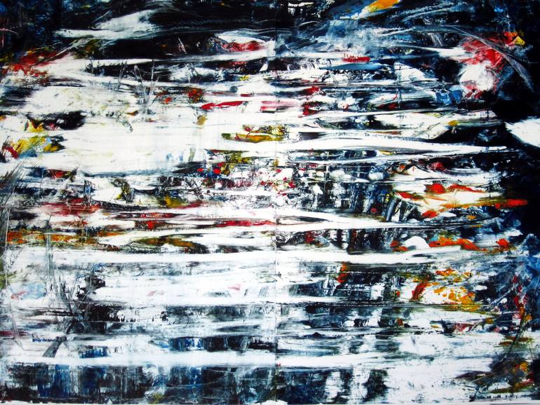 Krebssee - Undulating Painting by David Antonides | Saatchi Art