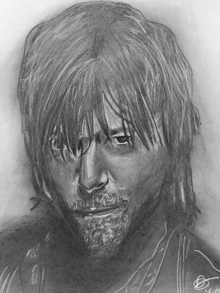 Daryl Dixon Drawing by Donetta Jamieson | Saatchi Art