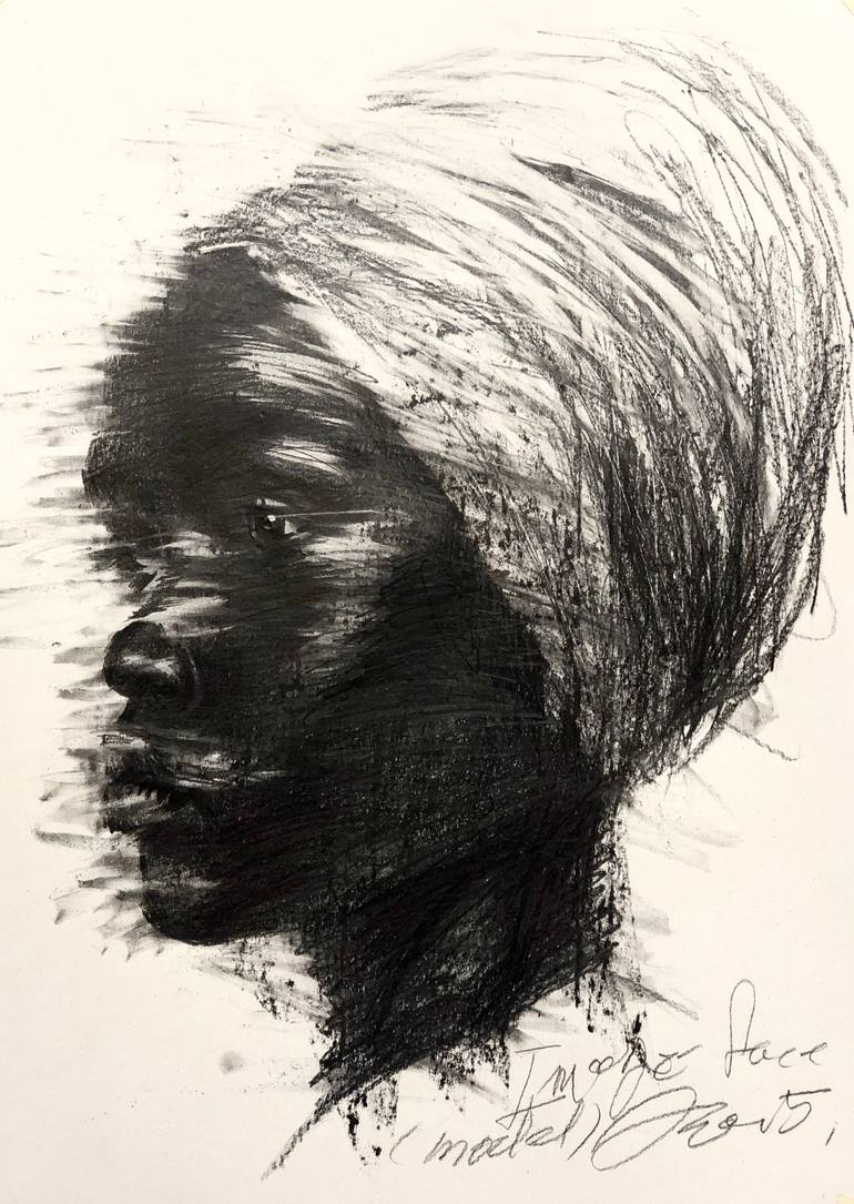 image-face(model) Drawing by GyoBeom An | Saatchi Art