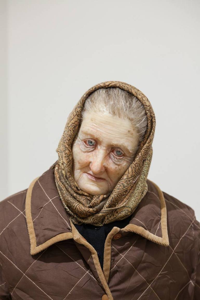Old lady. Figure Sculpture by Polina Verbytska | Saatchi Art