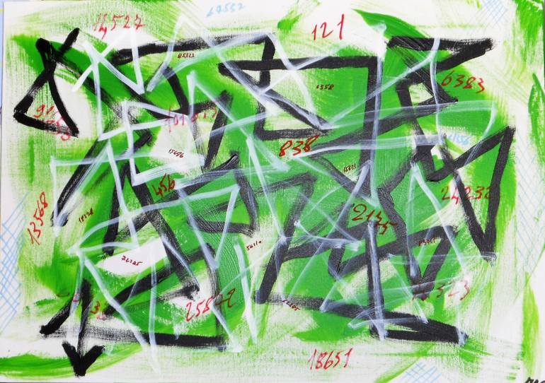 La magia dei numeri - The magic of numbers Painting by Marco Antonio ...