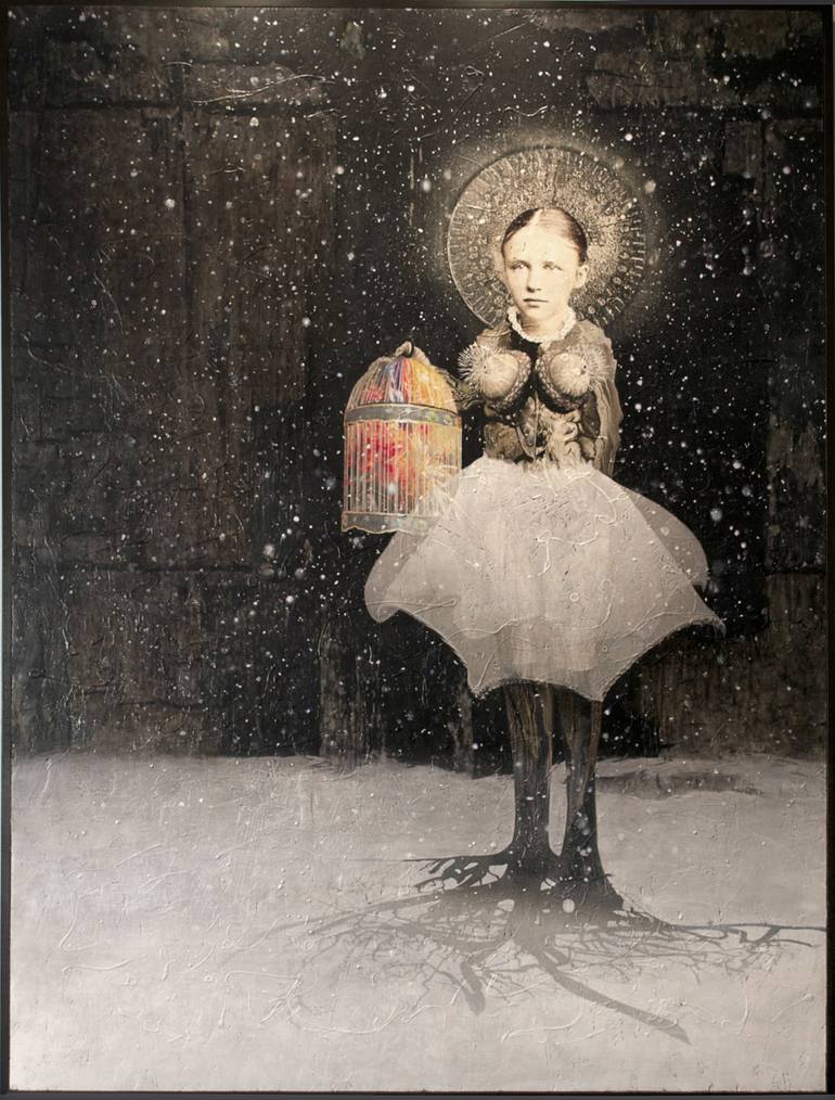 Waiting III Painting by Carol Coates | Saatchi Art