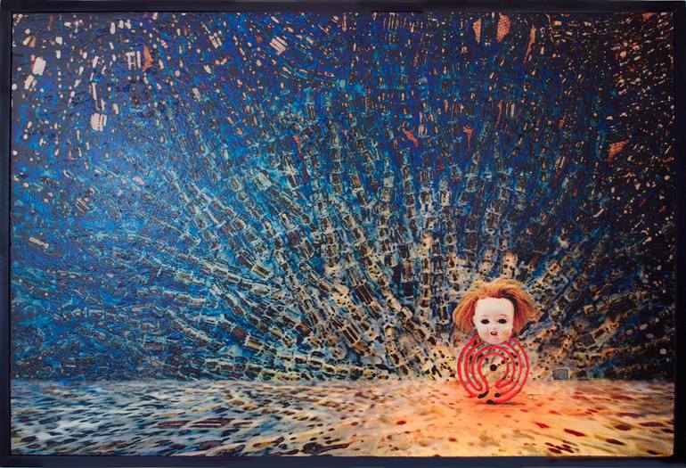 Fire and Ice Painting by Carol Coates | Saatchi Art