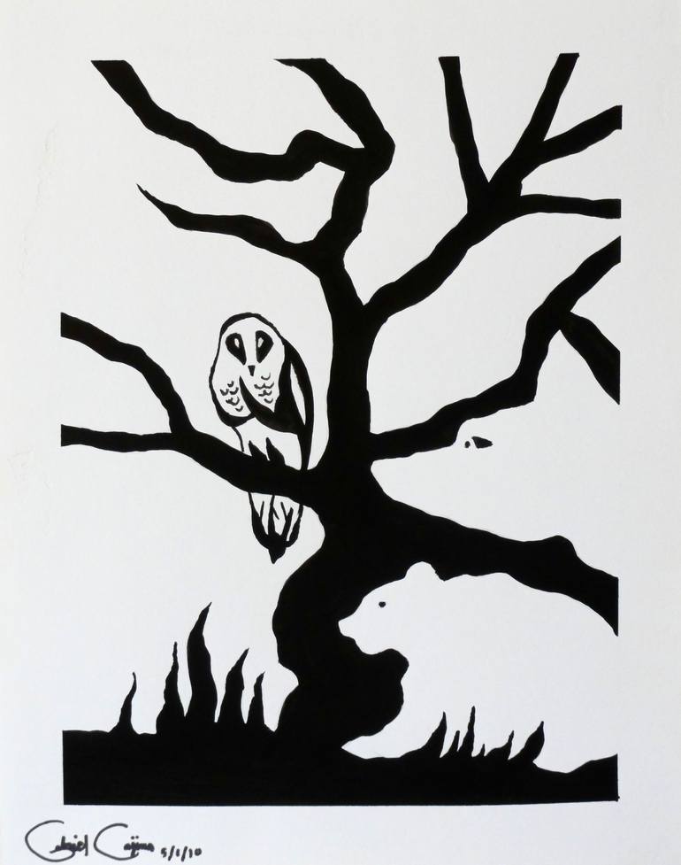 Hidden Drawing by Gabriel Cajina | Saatchi Art