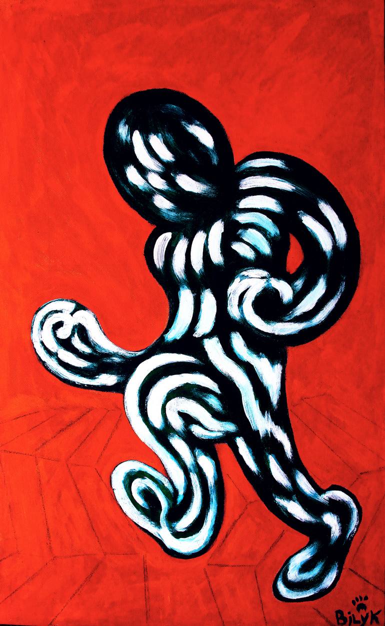 Blue brawler (alt colours (A)) poster \ author signed \ and bonus ...