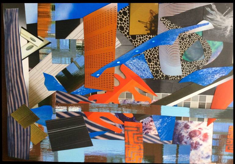 Composition Series Opus 12 no. 3 (Abstracts) Collage by Melvin Clive ...