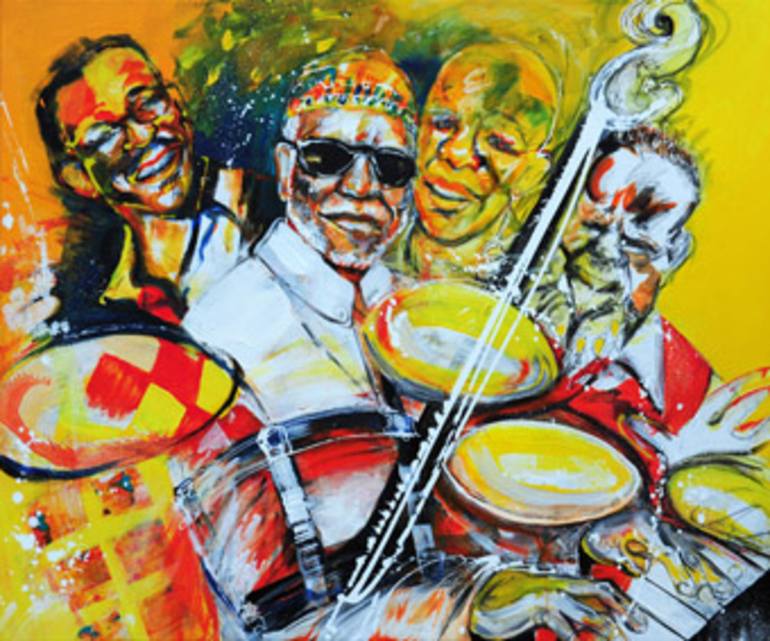 Ahmad Jamal by Evllo Painting by Evilo Eviloart | Saatchi Art