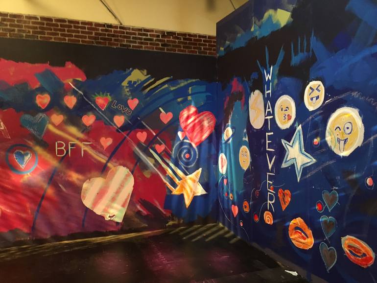 TV Show Backdrop Painting by Artist Randall Yarbrough | Saatchi Art