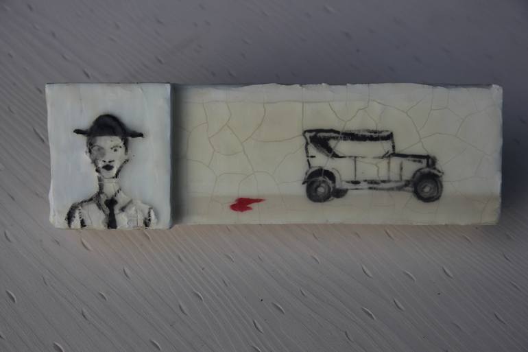 the Dillinger Painting by Artist Randall Yarbrough | Saatchi Art