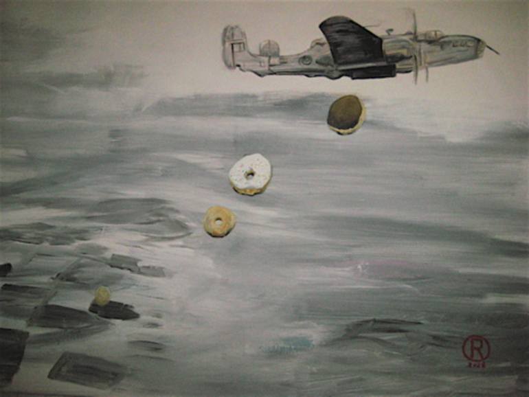 Donut Bombers Painting by Artist Randall Yarbrough | Saatchi Art