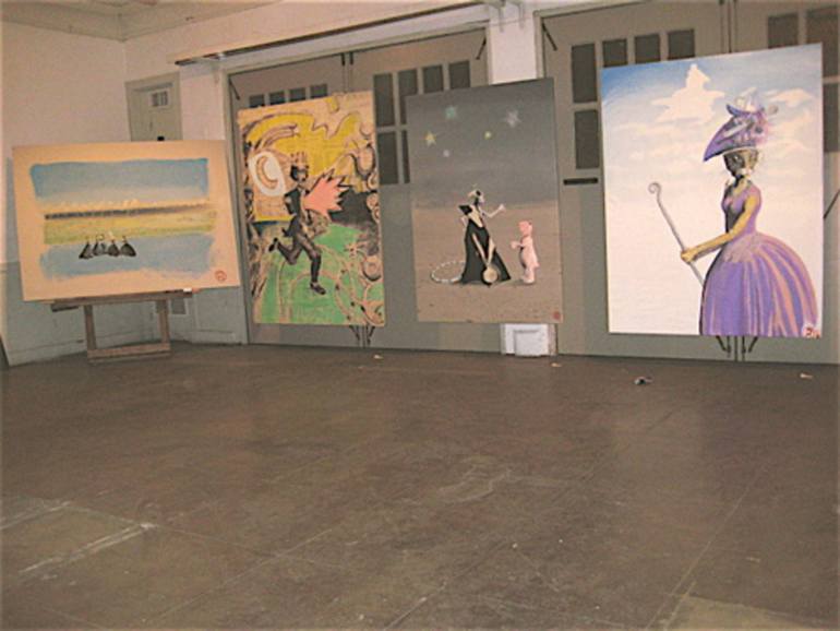 4 Works in the Firehouse Painting by Artist Randall Yarbrough | Saatchi Art