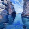 Island of VIs Painting by Goran Žigolić | Saatchi Art