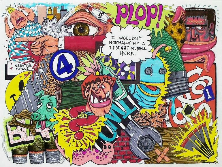 This One Two Drawing by Dan Donaldson | Saatchi Art