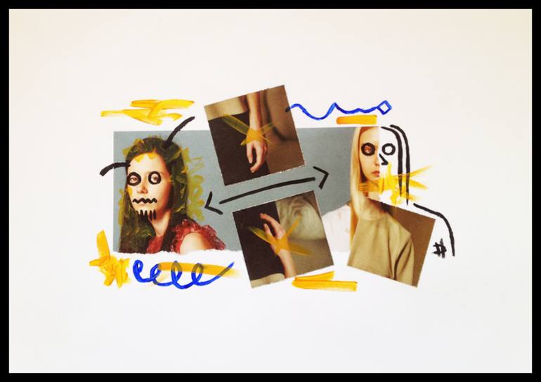 Buggirls Collage by Dima Davidoff | Saatchi Art