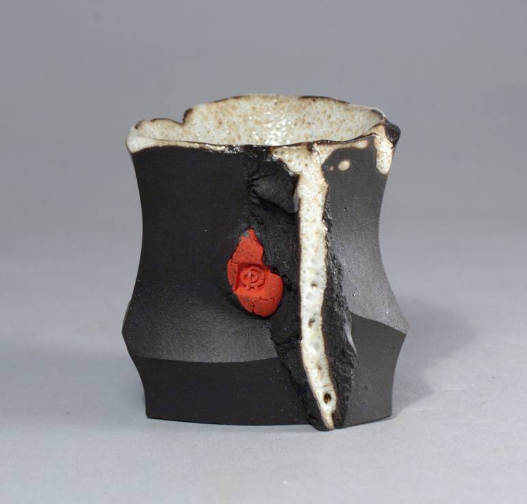 Discovery Guinomi, Wabi Sabi Cup for Sake or Whiskey Sculpture by Paul ...