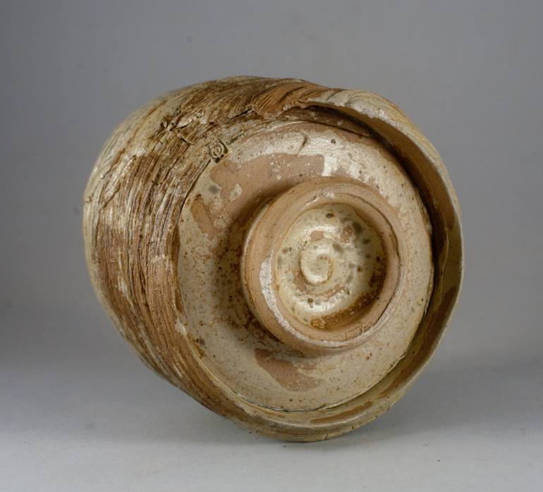 Wood fired Ash Glazed Handbuilt Chawan Lava Sculpture by Paul Fryman ...