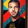Drake portrait Painting by Rá Paints | Saatchi Art