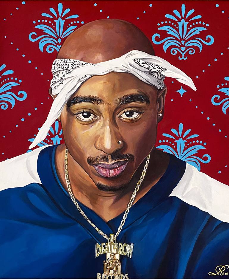 Tupac Shakur - 2pac Portrait Painting by Rá Paints | Saatchi Art