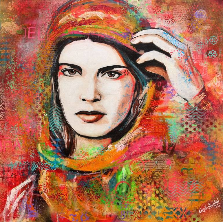 Ella (She) 1, Margarita Painting by Gisella Stapleton | Saatchi Art