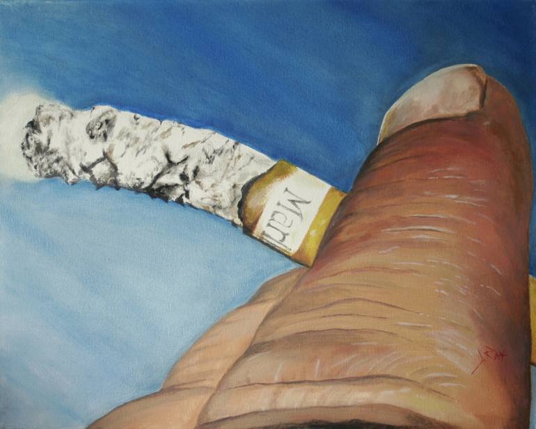 Bigg Cigg Painting by Jodi Ray | Saatchi Art
