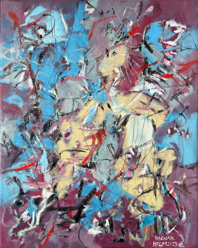 Gimmie Shelter Painting by Ragnar Hólm | Saatchi Art