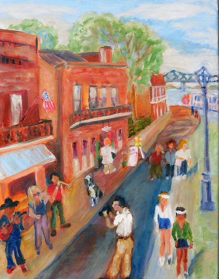 Silver Street, Natchez Under the Hill Painting by Ann Faillace ...
