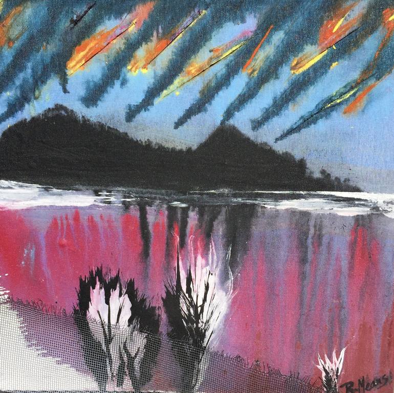 Fallout Winter Painting by Richard Means | Saatchi Art