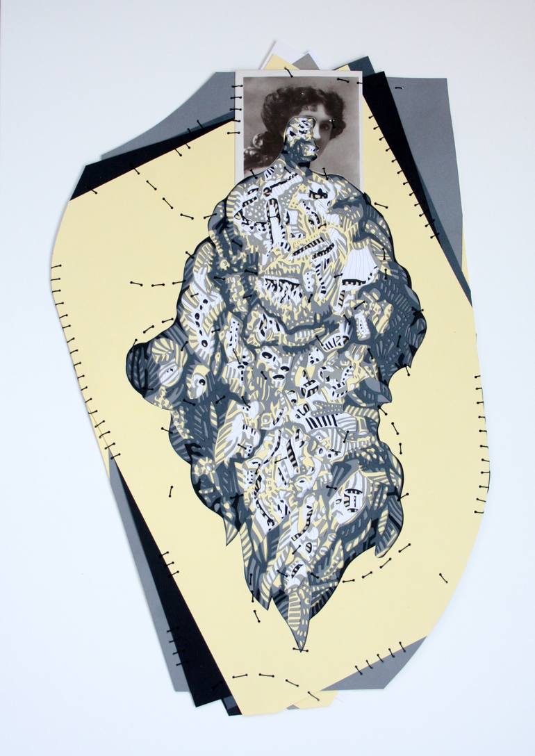 Homunculus (woman) Collage by Tim A Shaw | Saatchi Art