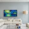 Blue reflections Painting by Preethi Mathialagan | Saatchi Art