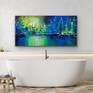 Blue reflections Painting by Preethi Mathialagan | Saatchi Art