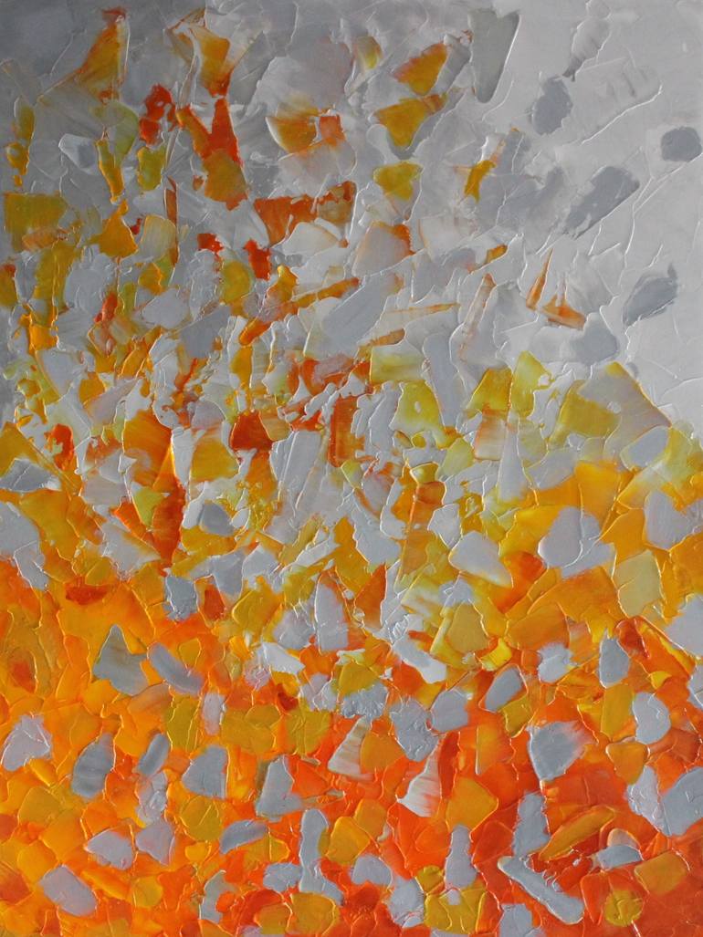 Magma Painting by Preethi Mathialagan | Saatchi Art