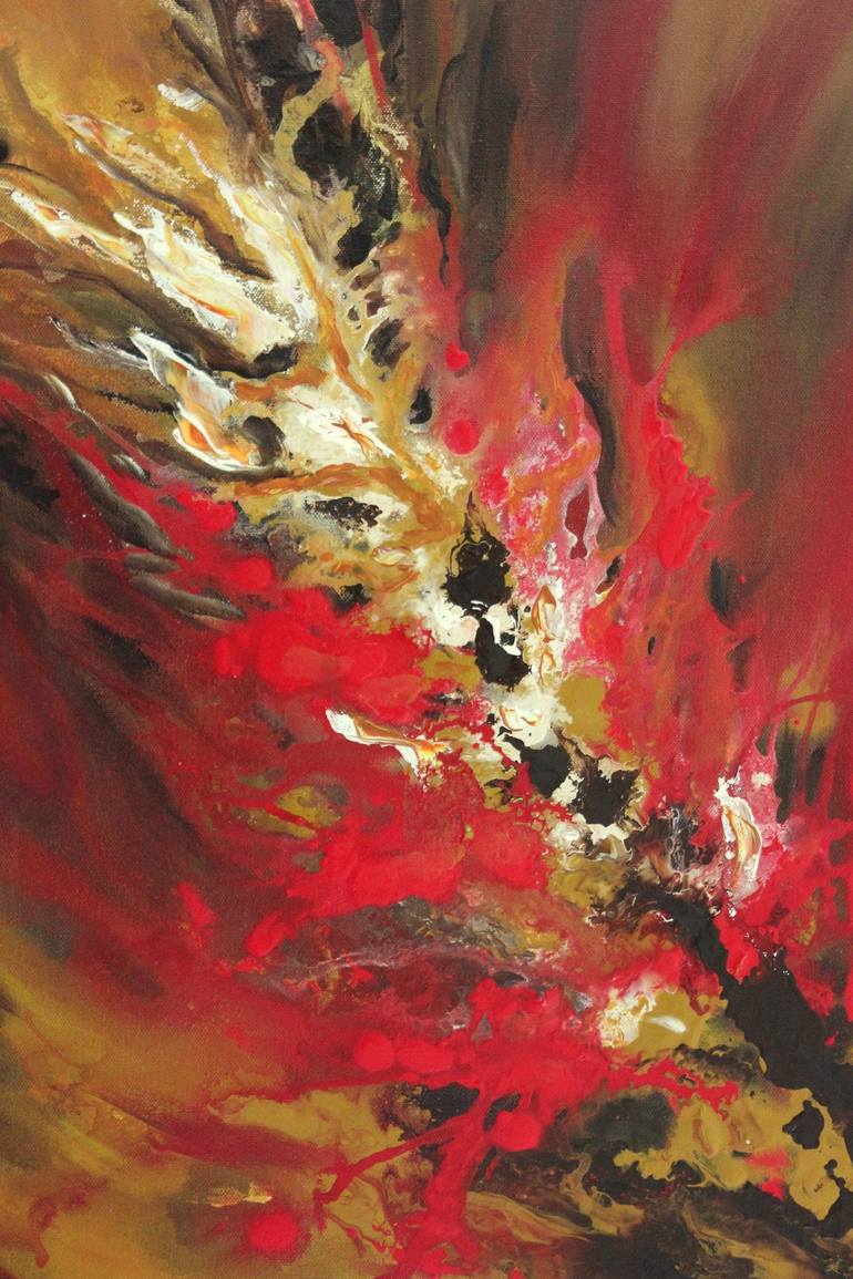 Channeling Energy Painting by Preethi Mathialagan | Saatchi Art