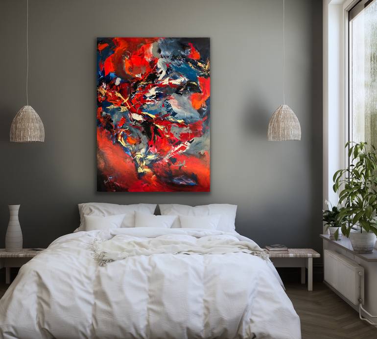 Veeram Painting by Preethi Mathialagan | Saatchi Art