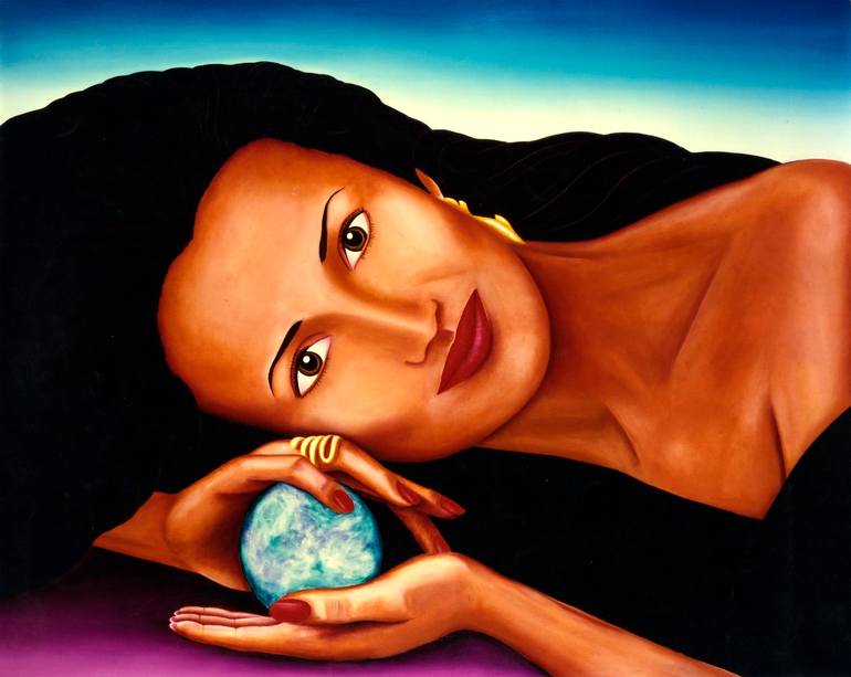 Portrait of Isabel Patino Goldsmith Painting by Zachary Selig | Saatchi Art