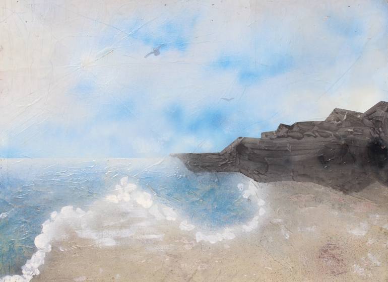 Beachscape Painting by Austin Noftz | Saatchi Art