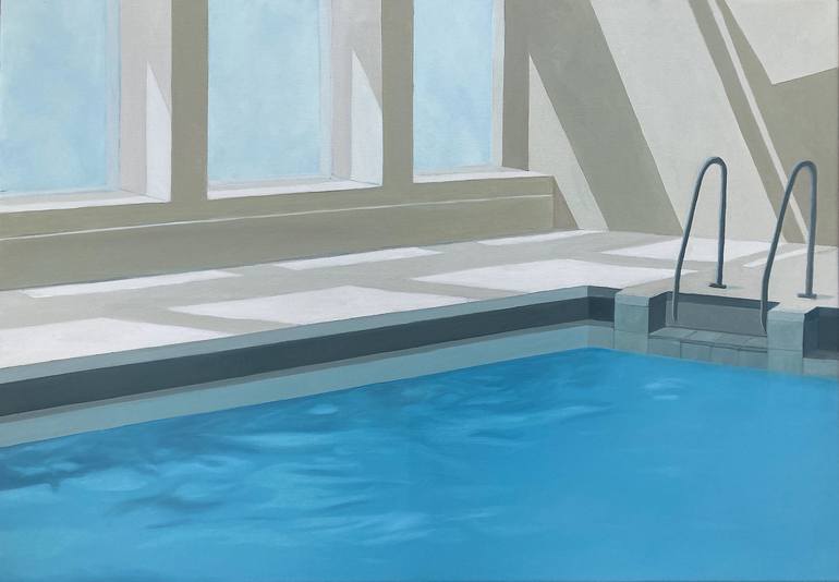 Pool Painting by walter dermul | Saatchi Art