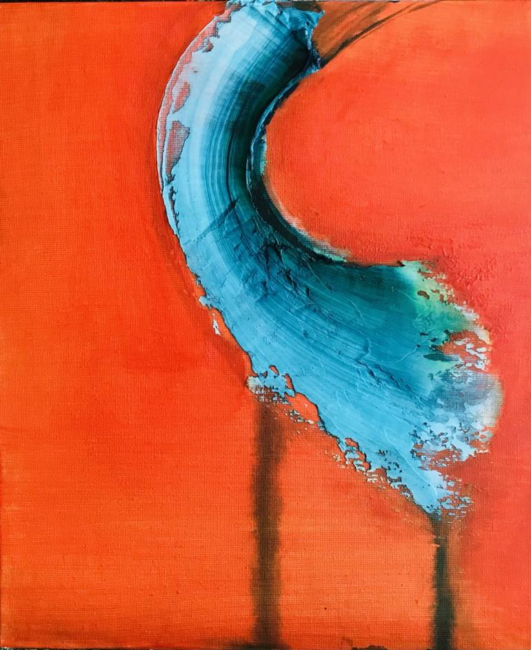 Azure curve Painting by John Phillips | Saatchi Art