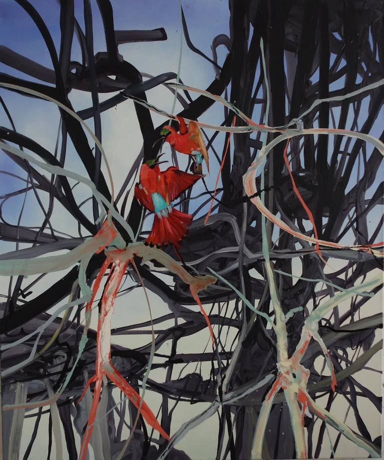 the quarrel Painting by siebrand weitenberg | Saatchi Art