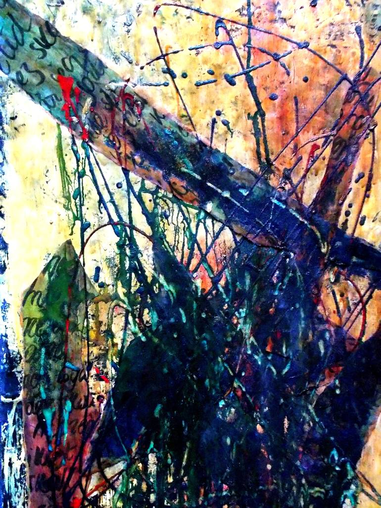 Brain dump Painting by Aleksandra Lewis | Saatchi Art