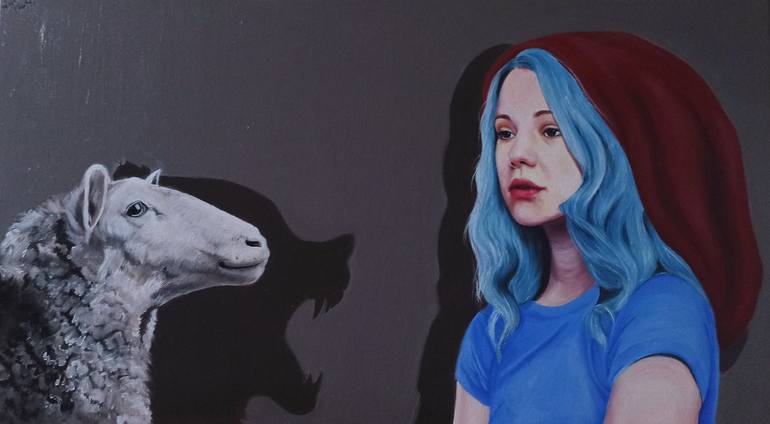 False identity Painting by Laura Muolo | Saatchi Art