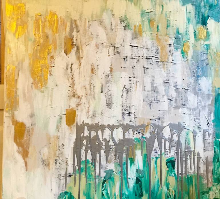 The Gold Rush Painting by Anja Rose | Saatchi Art