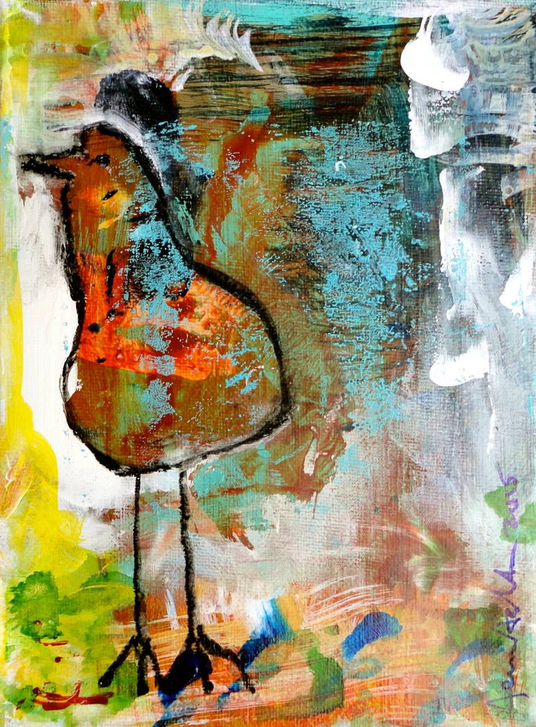 Bird Painting by Jenn Ashton | Saatchi Art