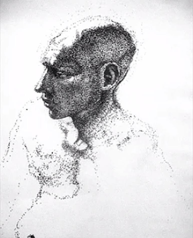 Portrait of Christian Drawing by Steven Gournay | Saatchi Art