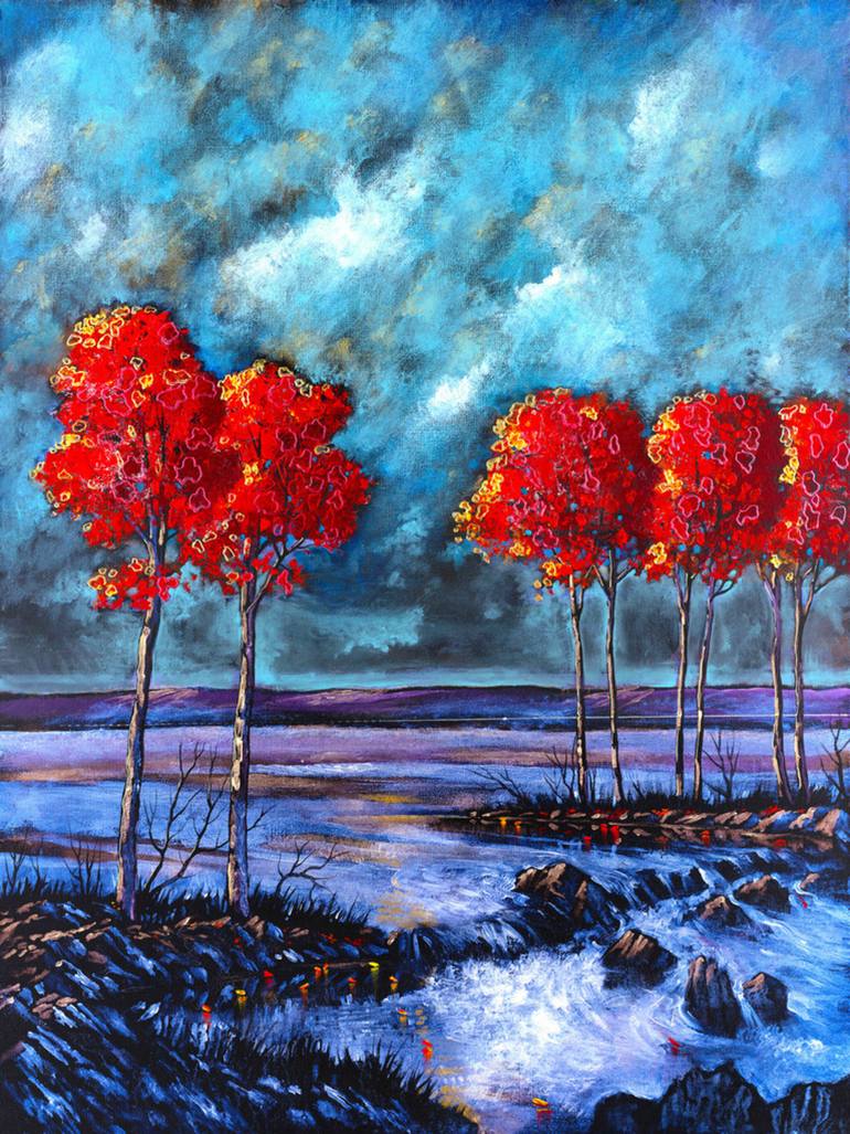 Mindful Moment 40 x 30 Original Painting by Ford Smith Painting by ford ...