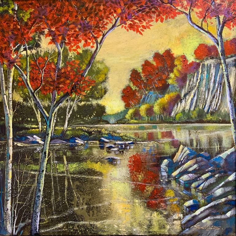 Around the Bend Painting by ford Smith | Saatchi Art