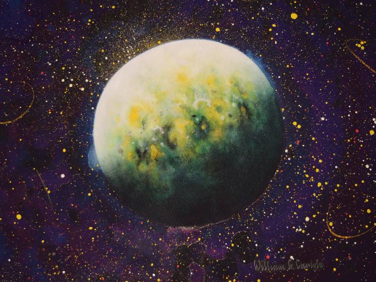 Planet Zero Painting by William Carlyle | Saatchi Art